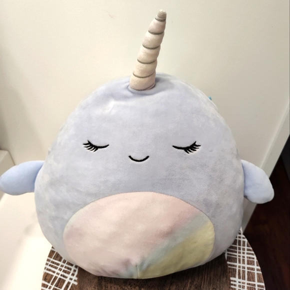 Squishmallows | Toys | Euc Inch Naomi Narwhal Sleeping Tie Dye ...